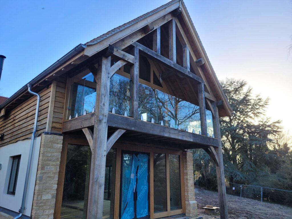 Our beautiful frameless glass floor supports - Glass Balustrade Company