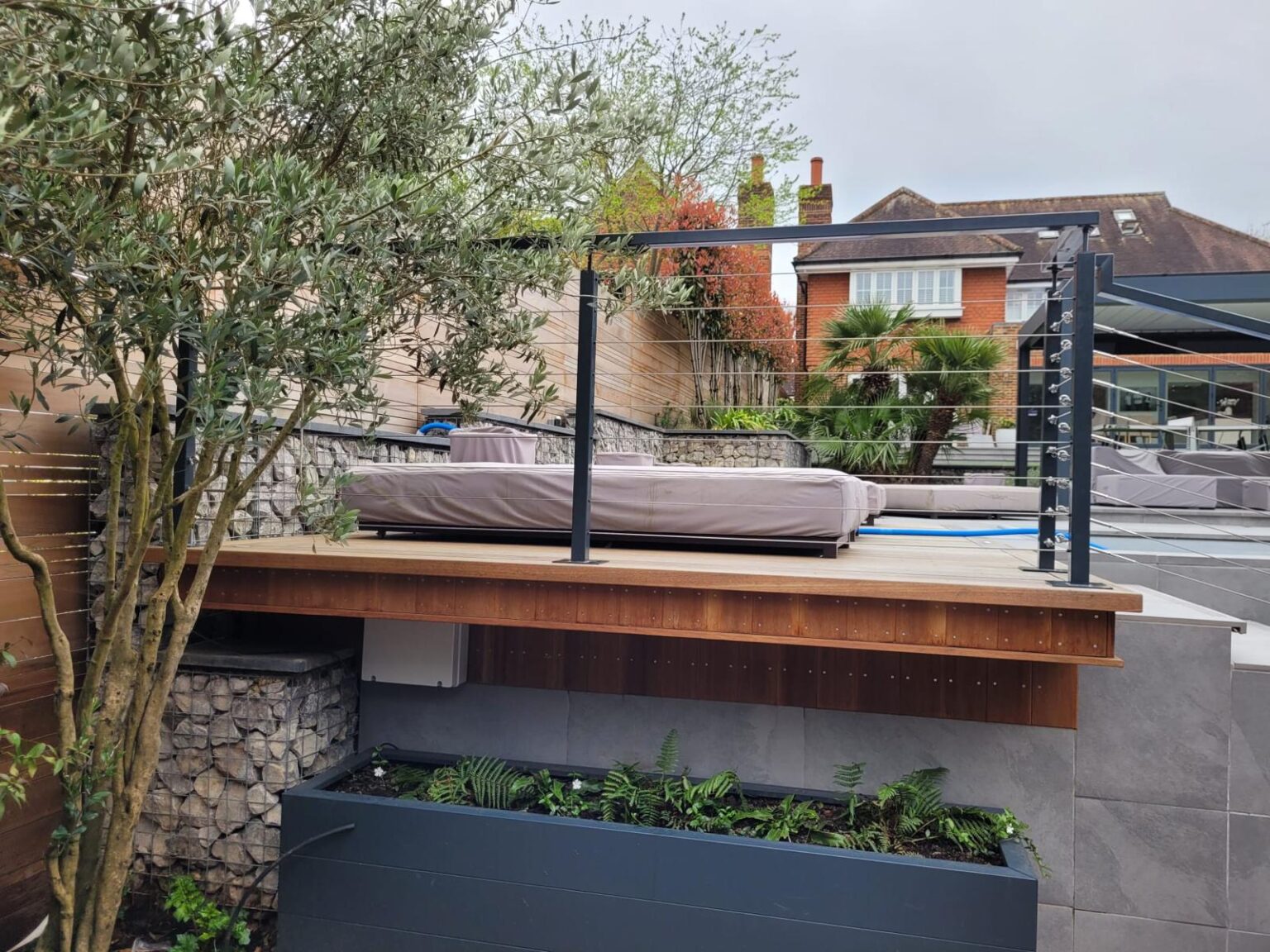 Wire Balustrade Project at RHS Chelsea Flower Show - Glass Balustrade ...