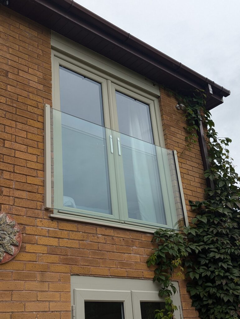 Sky-View Juliet Balcony in Kidderminster - Custom Powder-Coated ...
