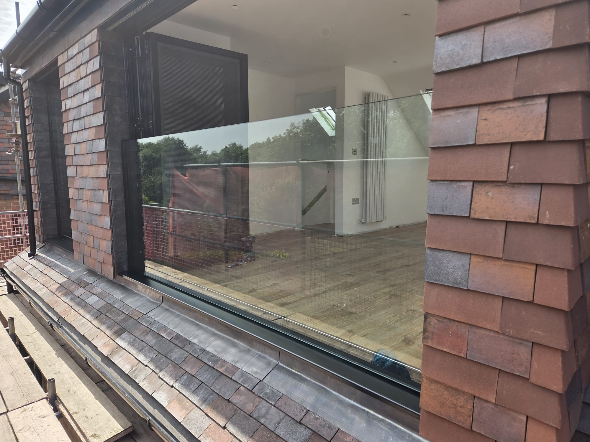 Frameless Juliet Balcony Installation in Shrewsbury